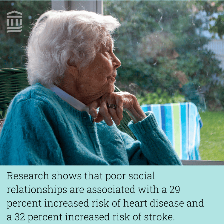 The researched benefits of social connections on senior health